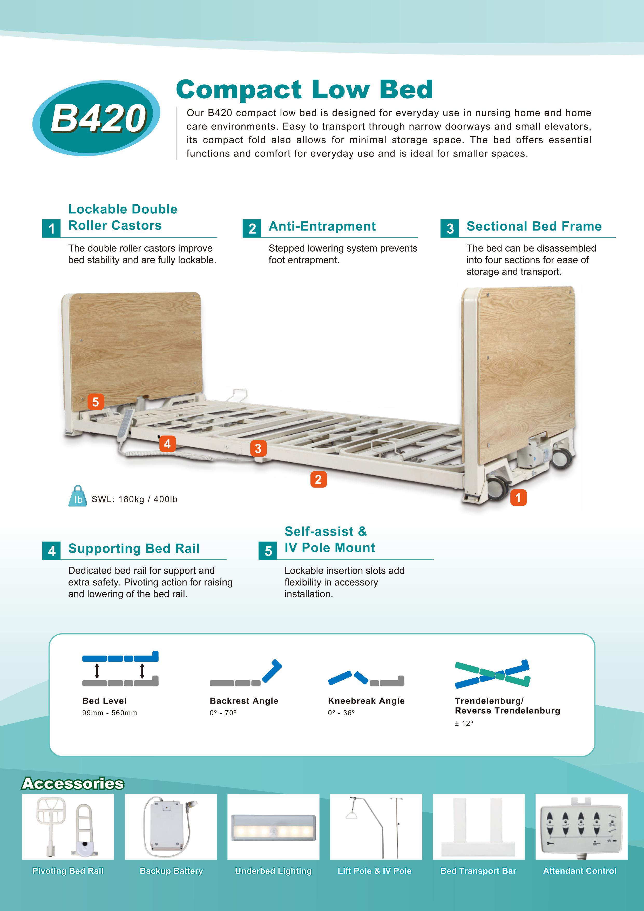 B420 COMPACT LOW BED
